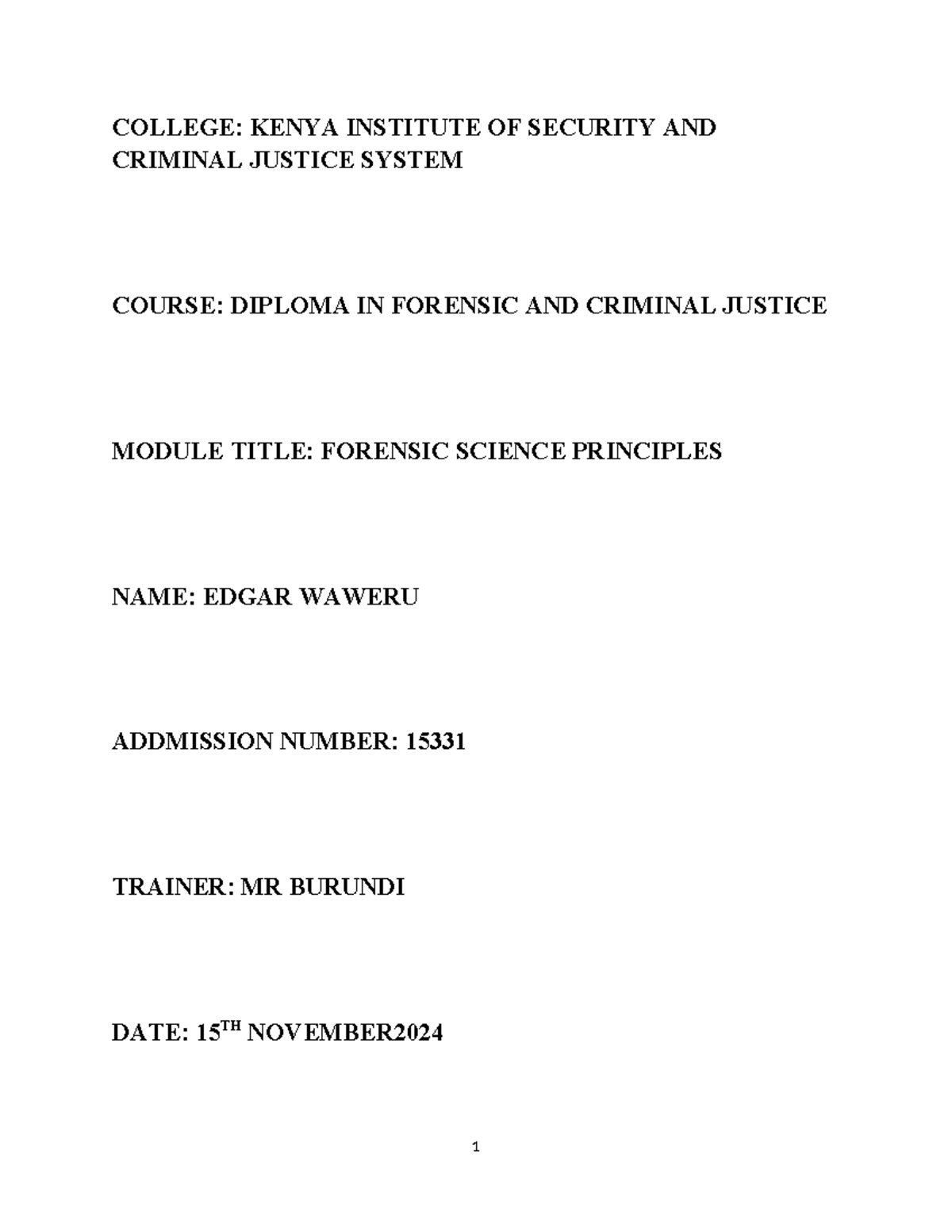 Forensic Science Principles: Rationale of Inferential Reasoning in ...