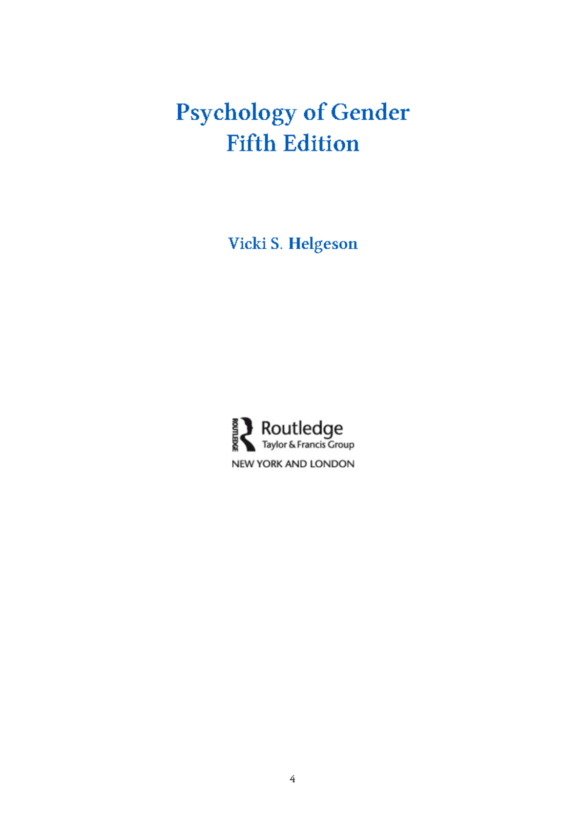 2 Helgeson (2016 ) Ch 2 copy - Psychology of Gender Fifth Edition Vicki ...