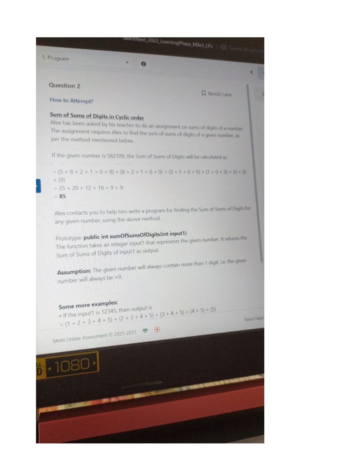 Milestone 3: Java Programming Tasks and User ID Generation - Studocu