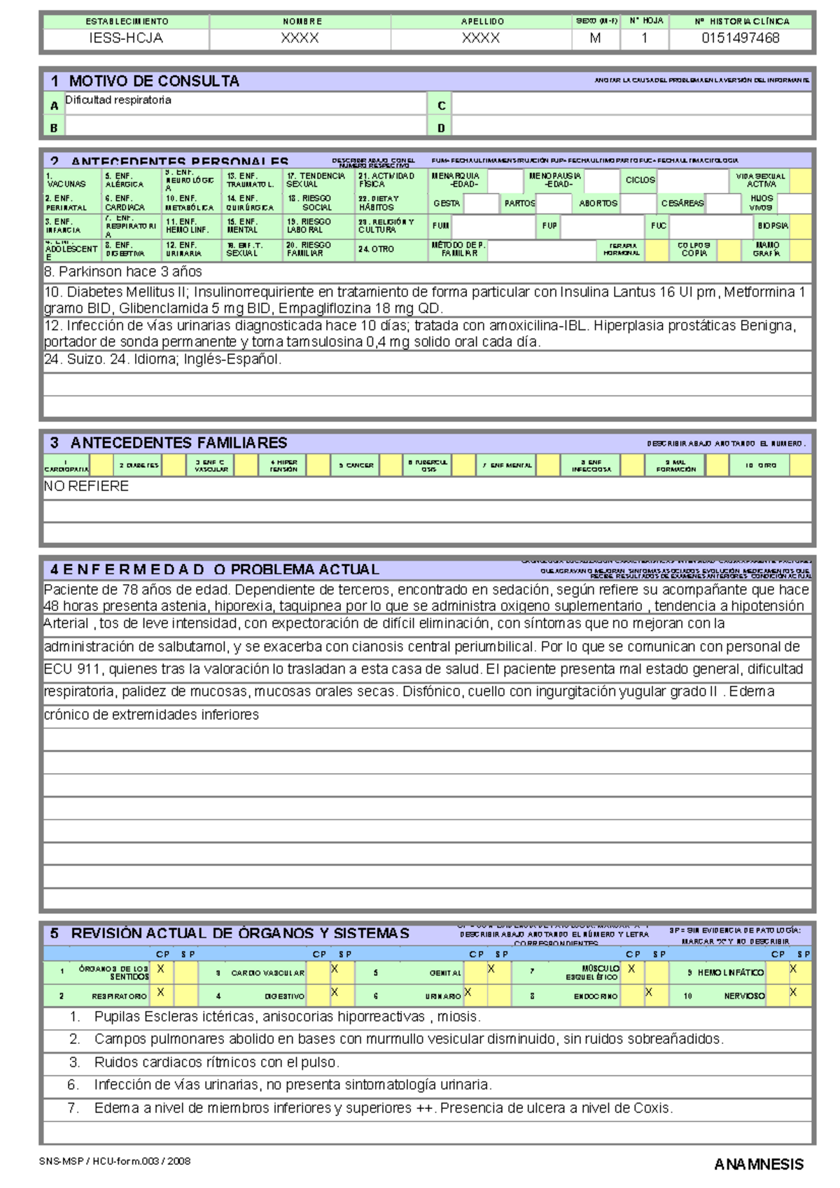 HC.CASO Clinico . 003 (arrastrado) - SNS-MSP / HCU-form / 2008 ...
