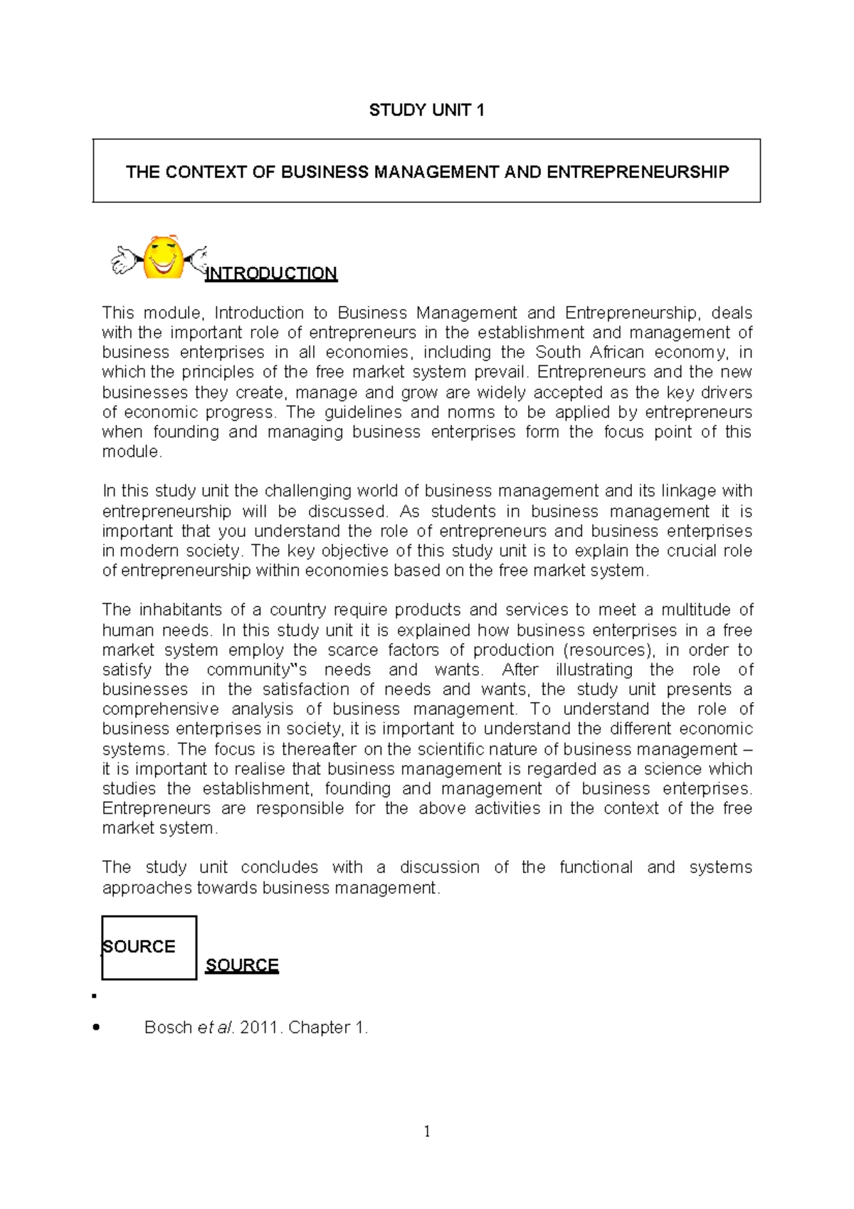 Intro to Entrepreneurship Notes - Chapter 2 - Once a skill analysis has ...
