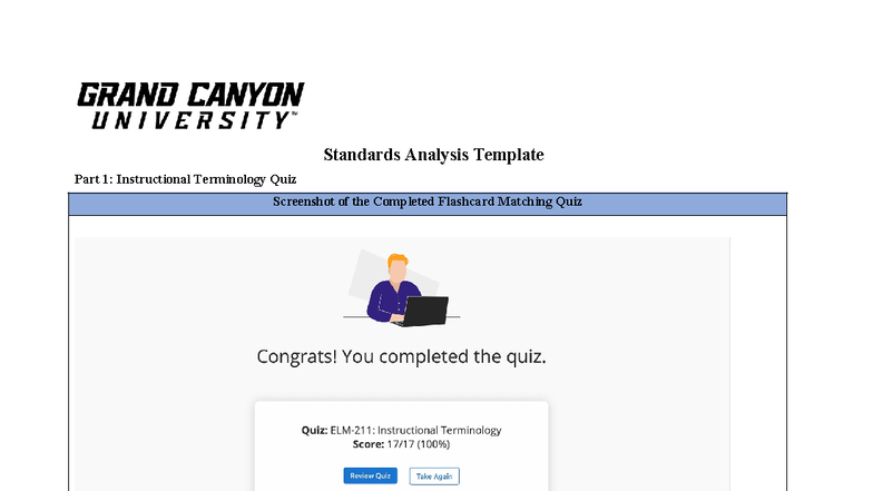 ELM-211-RS-T1: Standards Analysis Template & Instructional Terminology ...
