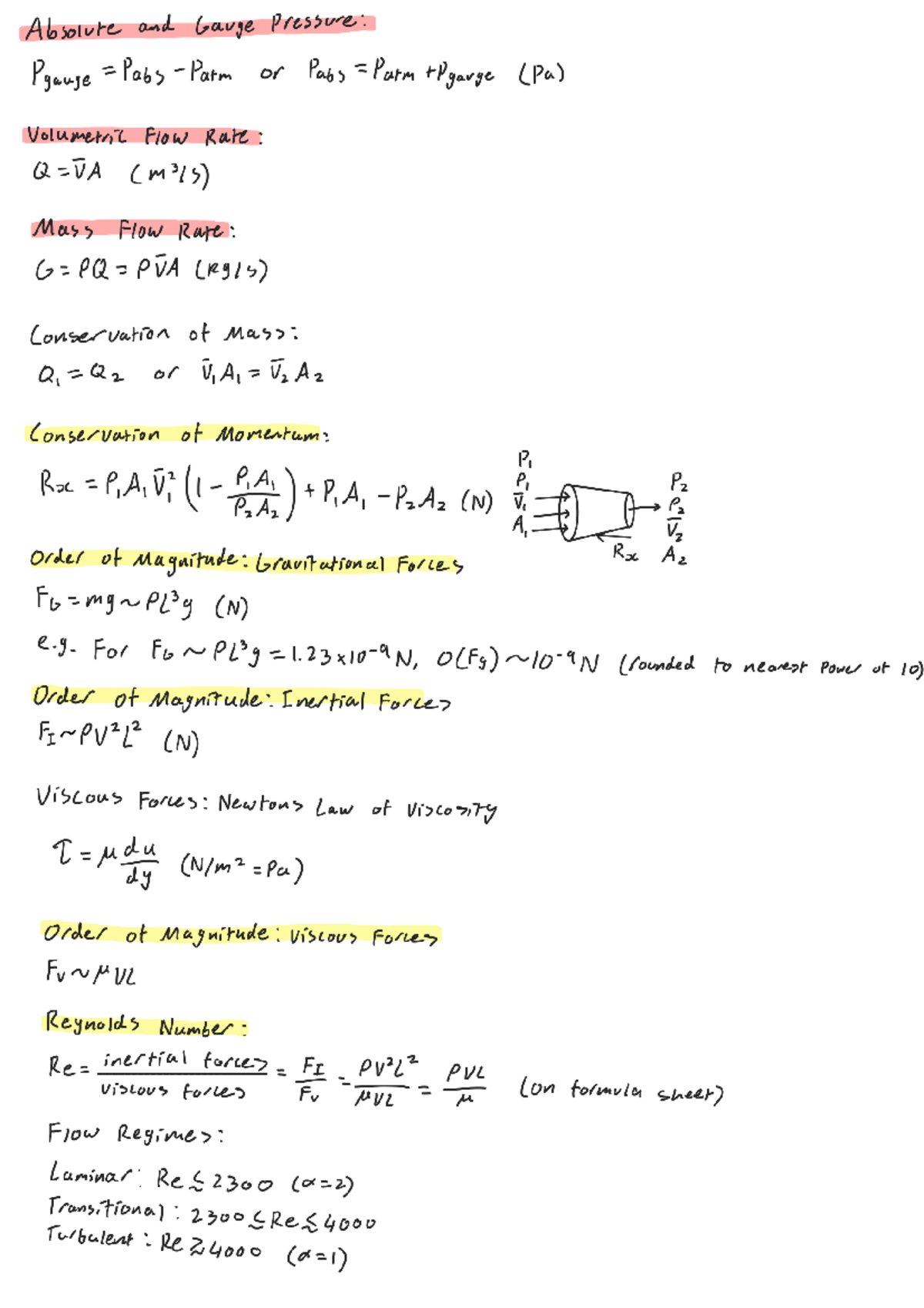 Fluid Formulas and Key Concepts: 260602 232705 - Studocu