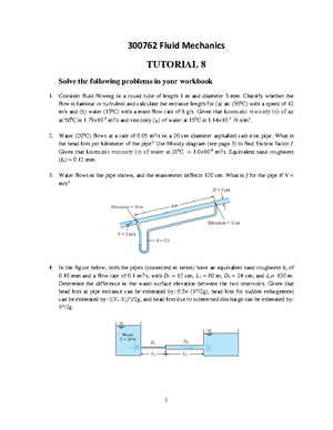 [Solved] how to calculate pressure head in fluid mechanics - Fluid Mechanics (300762) - Studocu