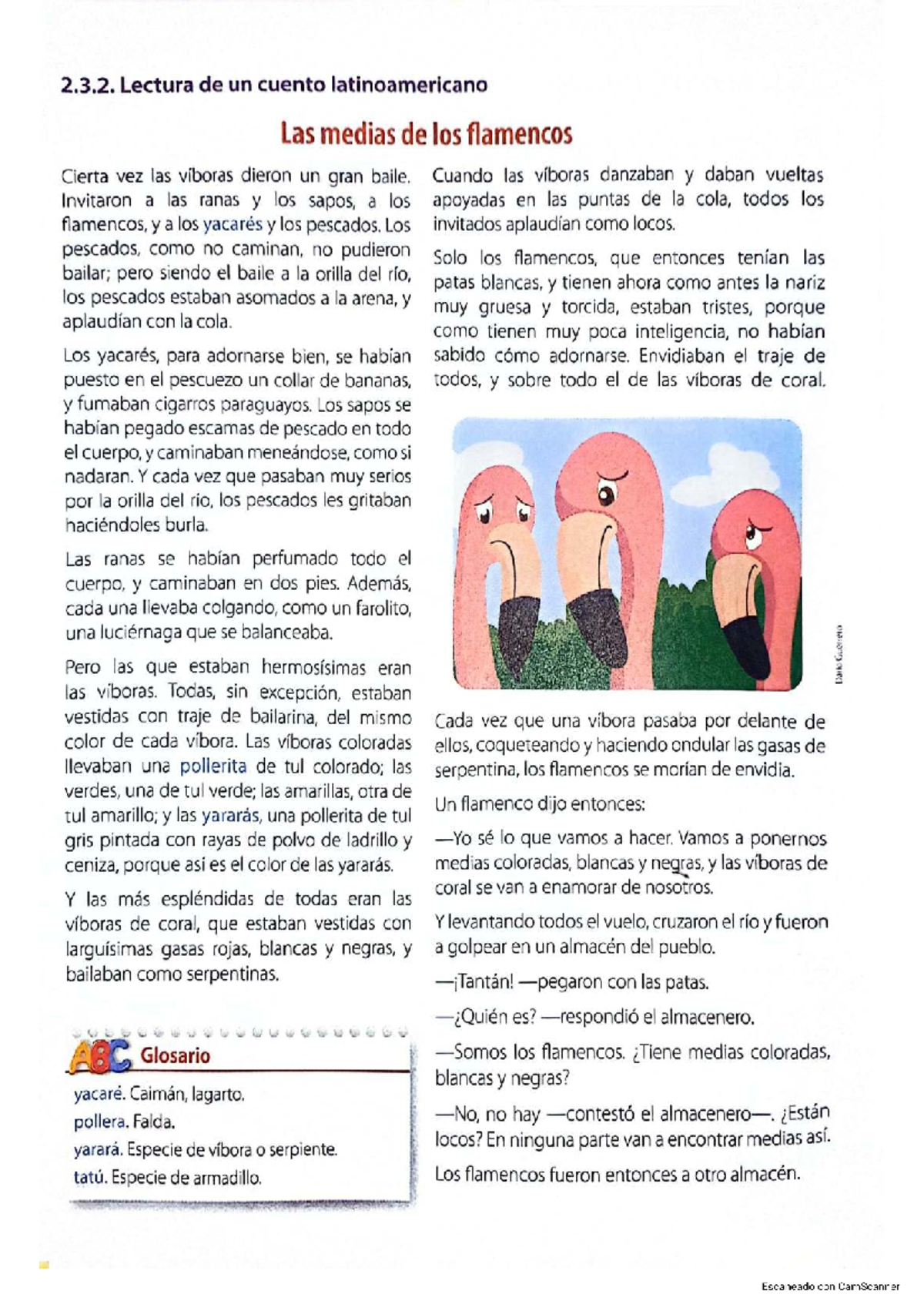 2.3.2. Análisis de "Las medias de los flamencos" - Cuento ...