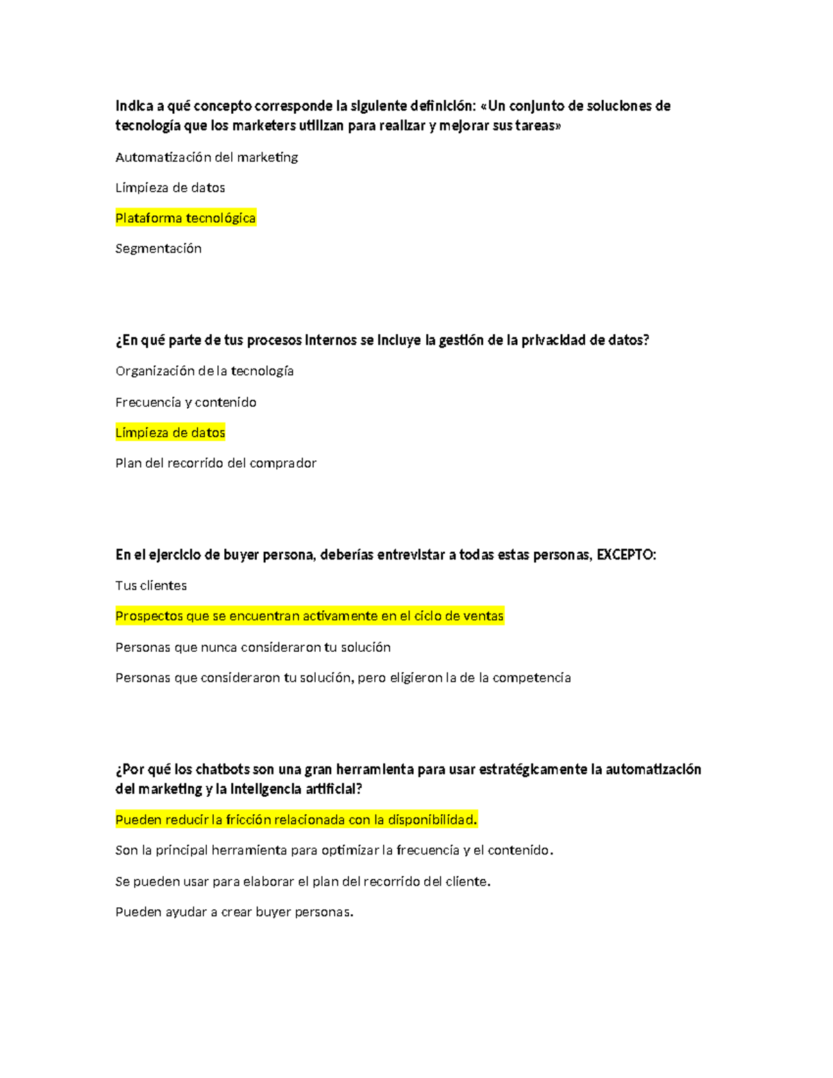 Examen Final INB 2023: Estrategias y Conceptos Clave en Marketing ...