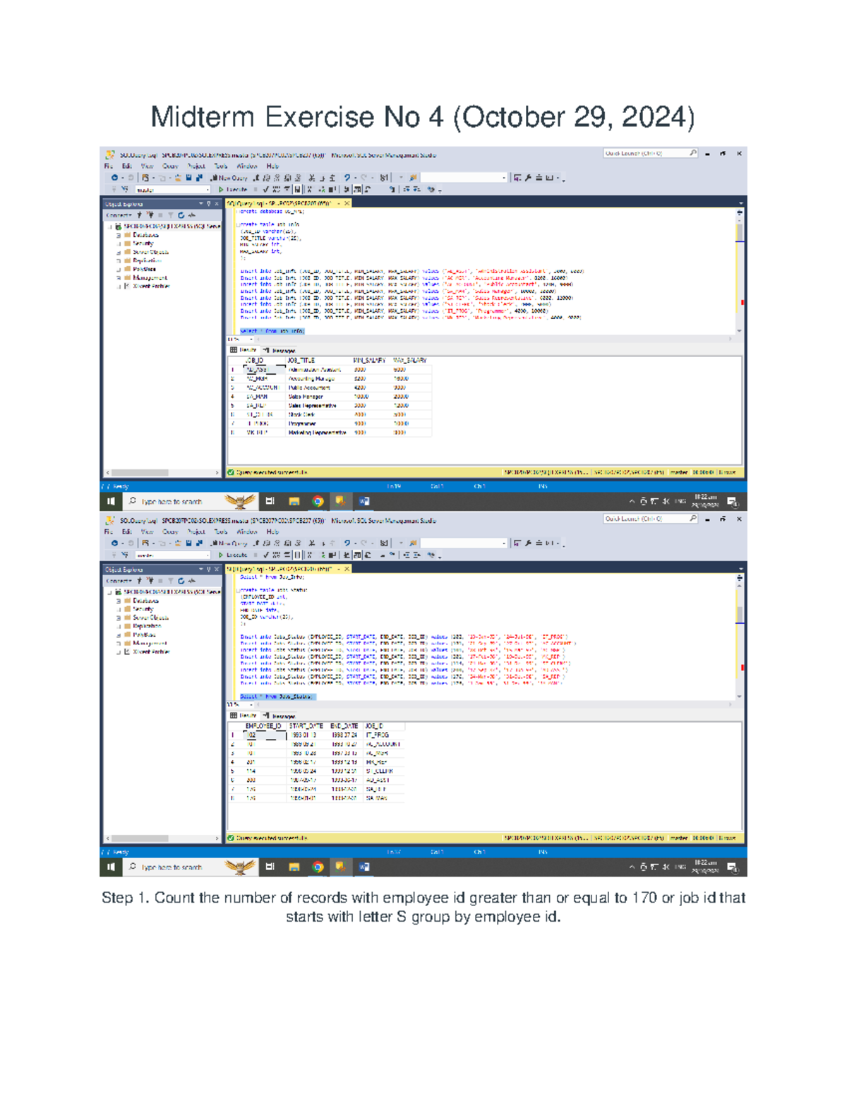 Annotated-Midterm Conclusion - Midterm Exercise No 4 (October 29, 2024) Step 1. Count the number ...