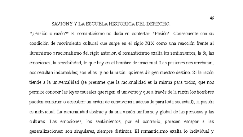 Apuntes sobre Savigny y la Escuela Histórica del Derecho (4) - Studocu