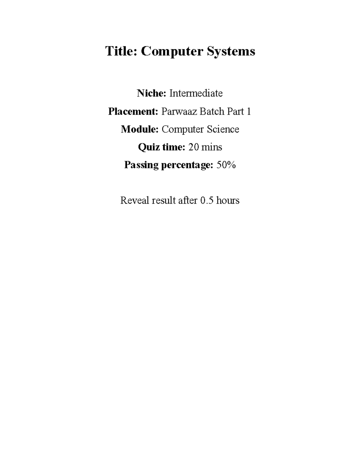 Computer Science Quiz: Boolean Simplification & Logic Circuit (CS101) - Studocu