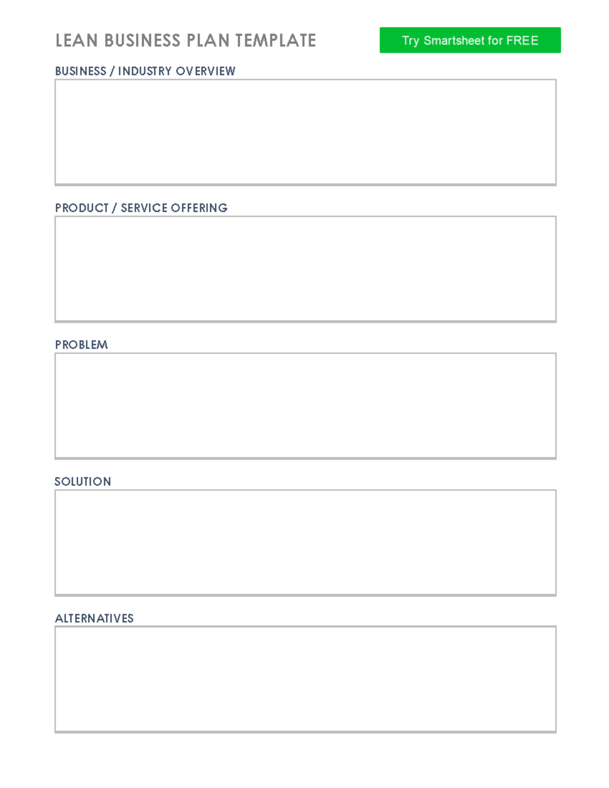 IC Lean Business Plan Template: Overview & Key Components - Studocu