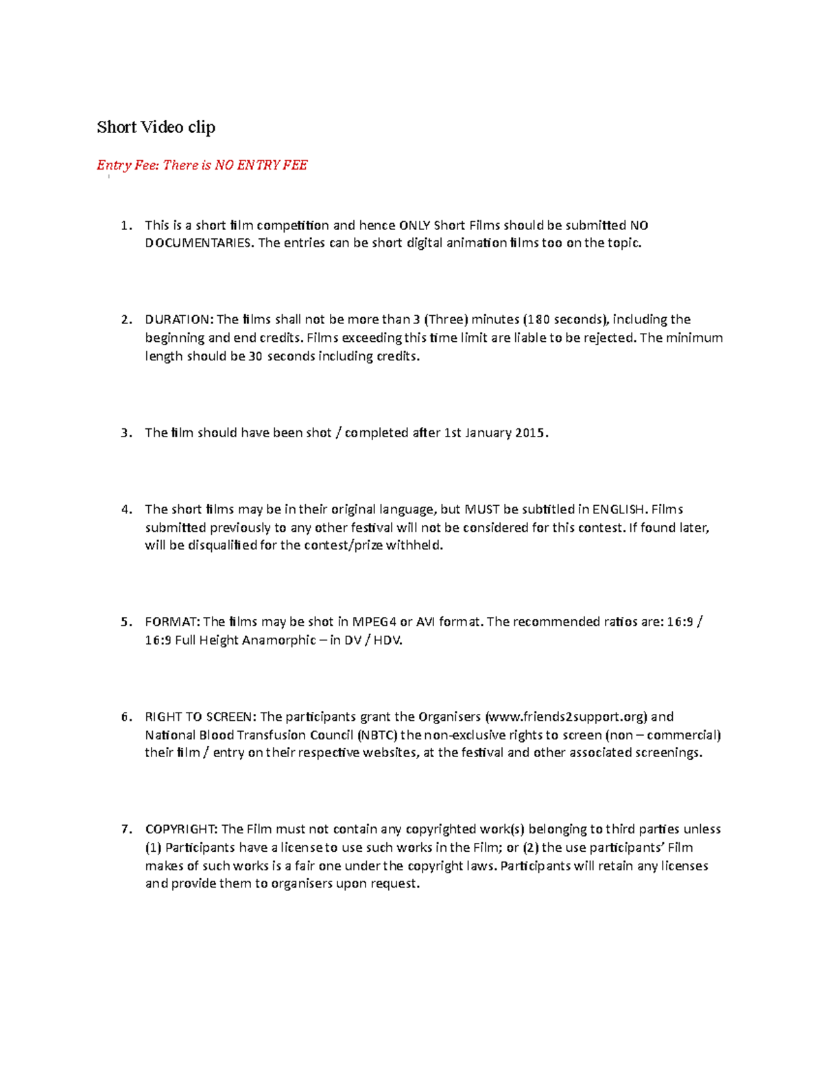 Counter Strike Short Film Competition Rules & Guidelines - Studeersnel