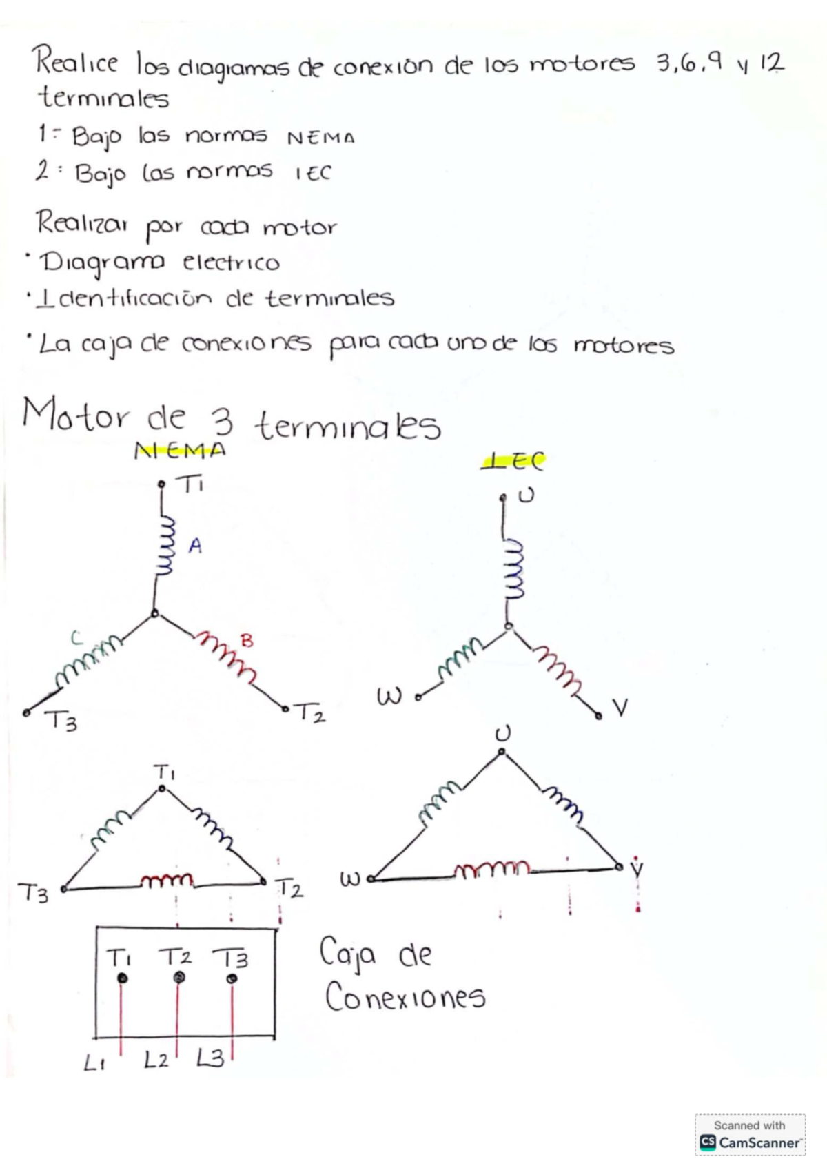 Diagramas de Conexión de Motores NEMA e IEC: 3, 6, 9 y 12 Terminales ...