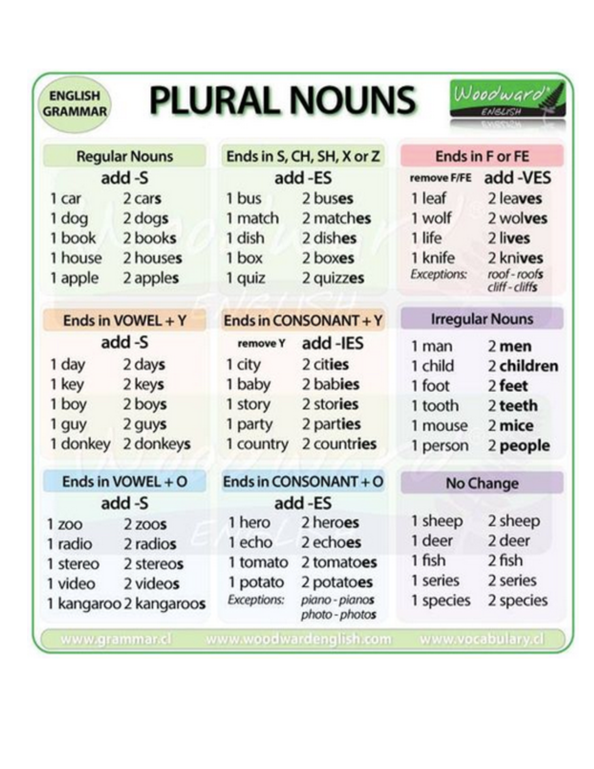 ENGLISH 101: Plural Nouns - Forms and Exceptions Explained - Studocu