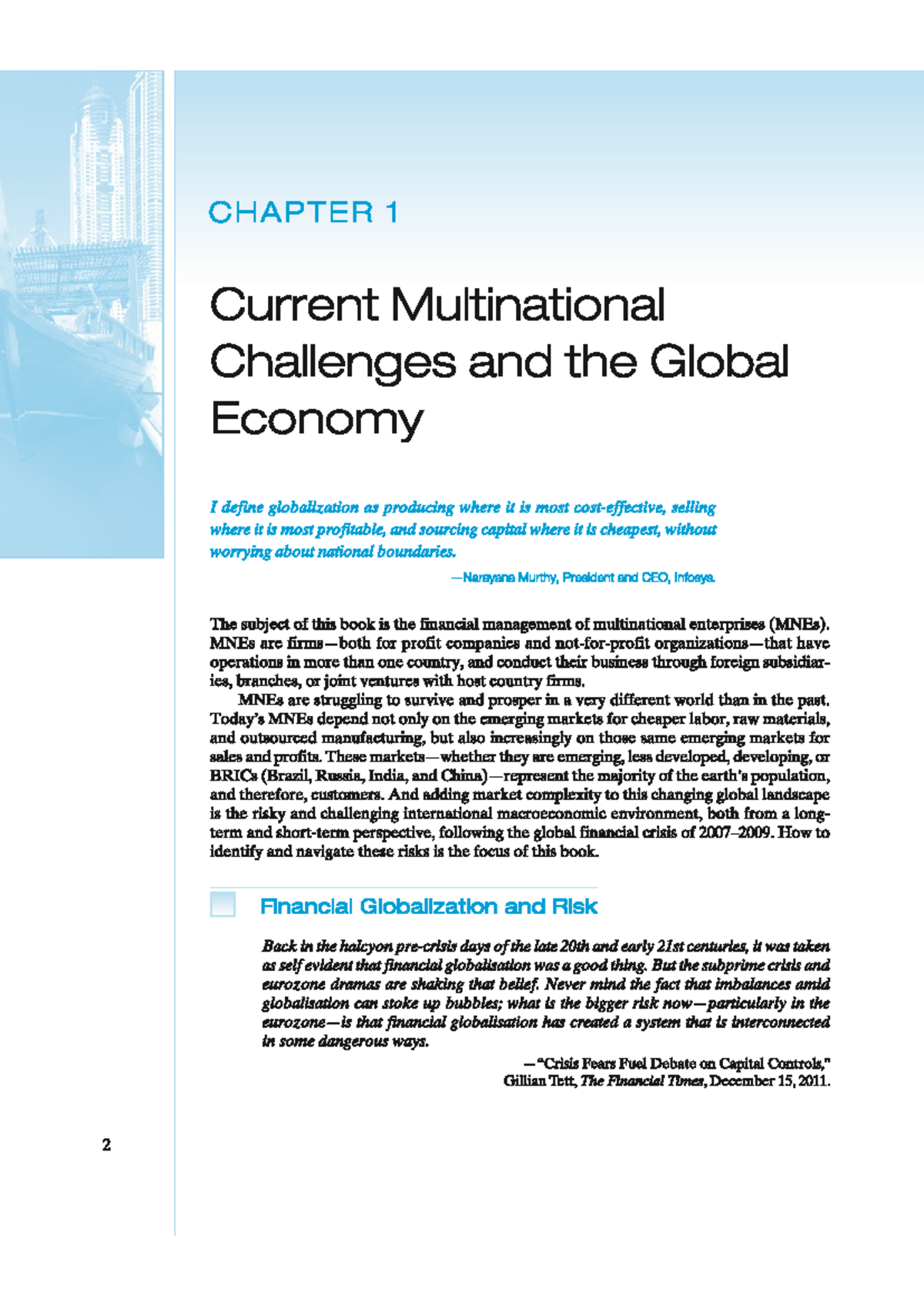 Chapter 1: Intro to Multinational Corporations (MNC) Overview - Studocu