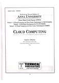 Cloud Computing - CCS335 - Studocu