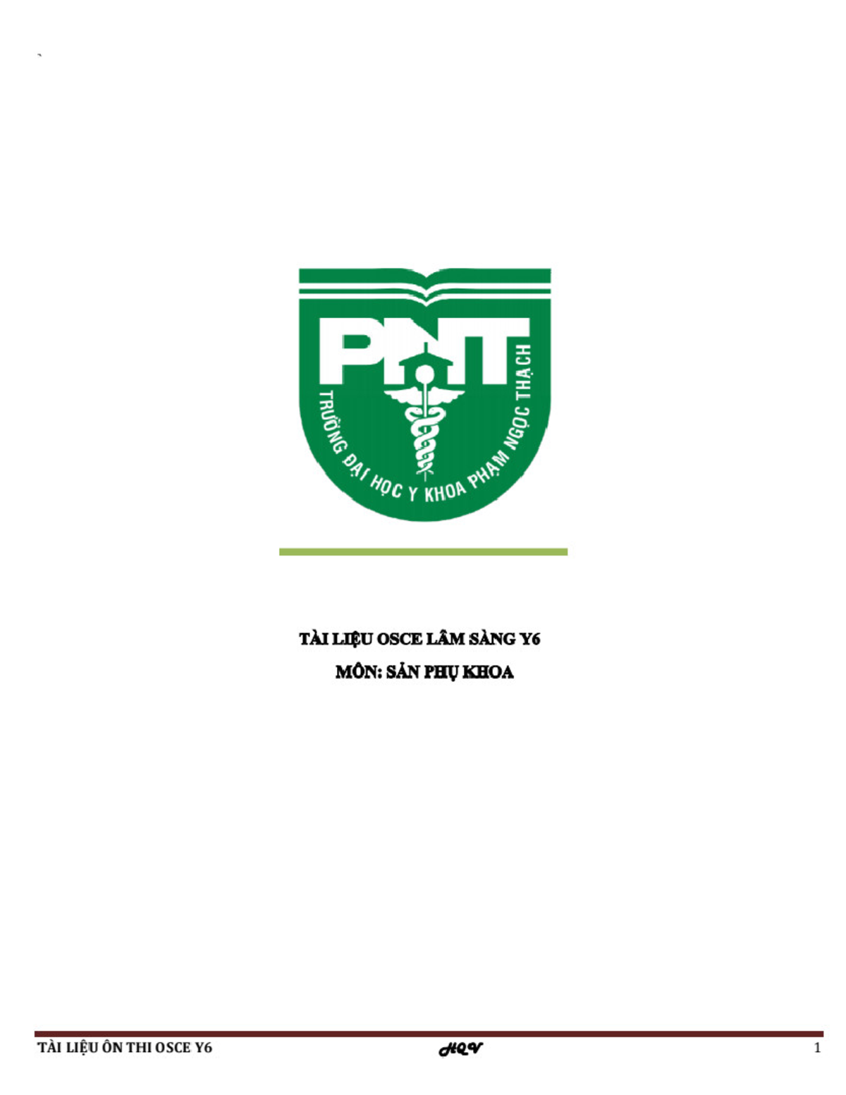 Tài Liệu Ôn Thi OSCE Y6: Tóm Tắt Các Dè Thi Sản Khoa 1 - Studocu