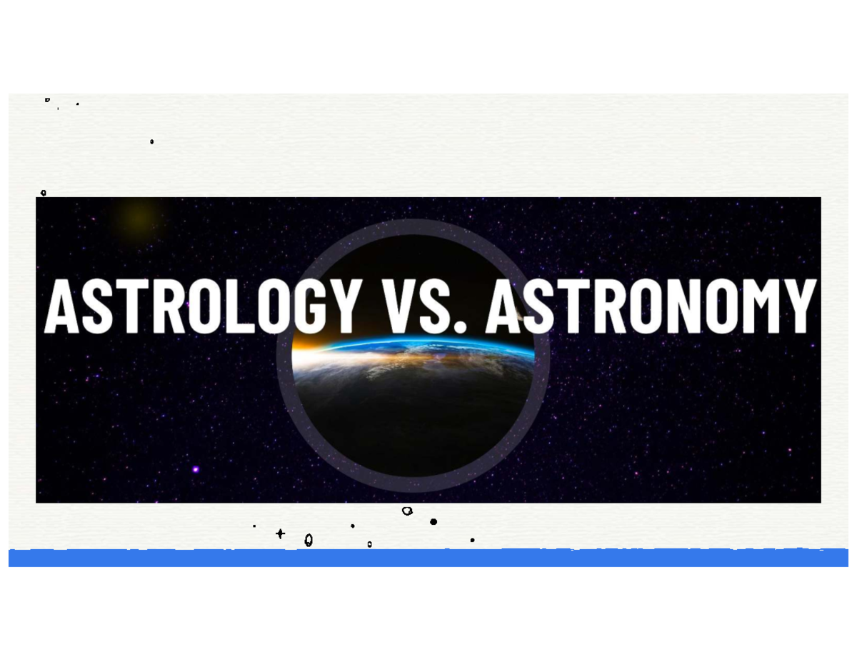 Physical Science 4th 1: Astronomy Before Telescopes - Lesson 1 - Studocu