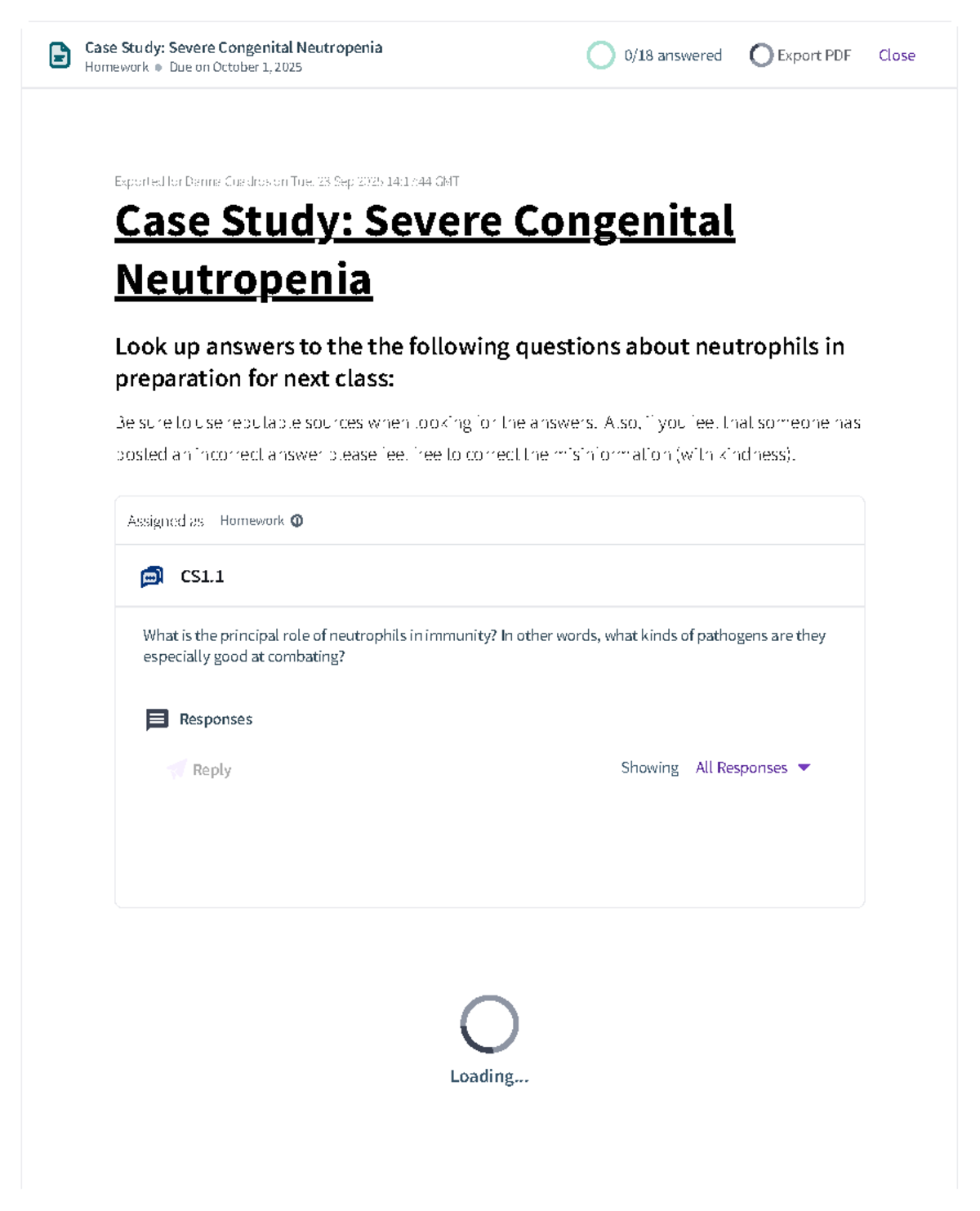Case Study CS1.1: Severe Congenital Neutropenia Diagnosis & Treatment ...
