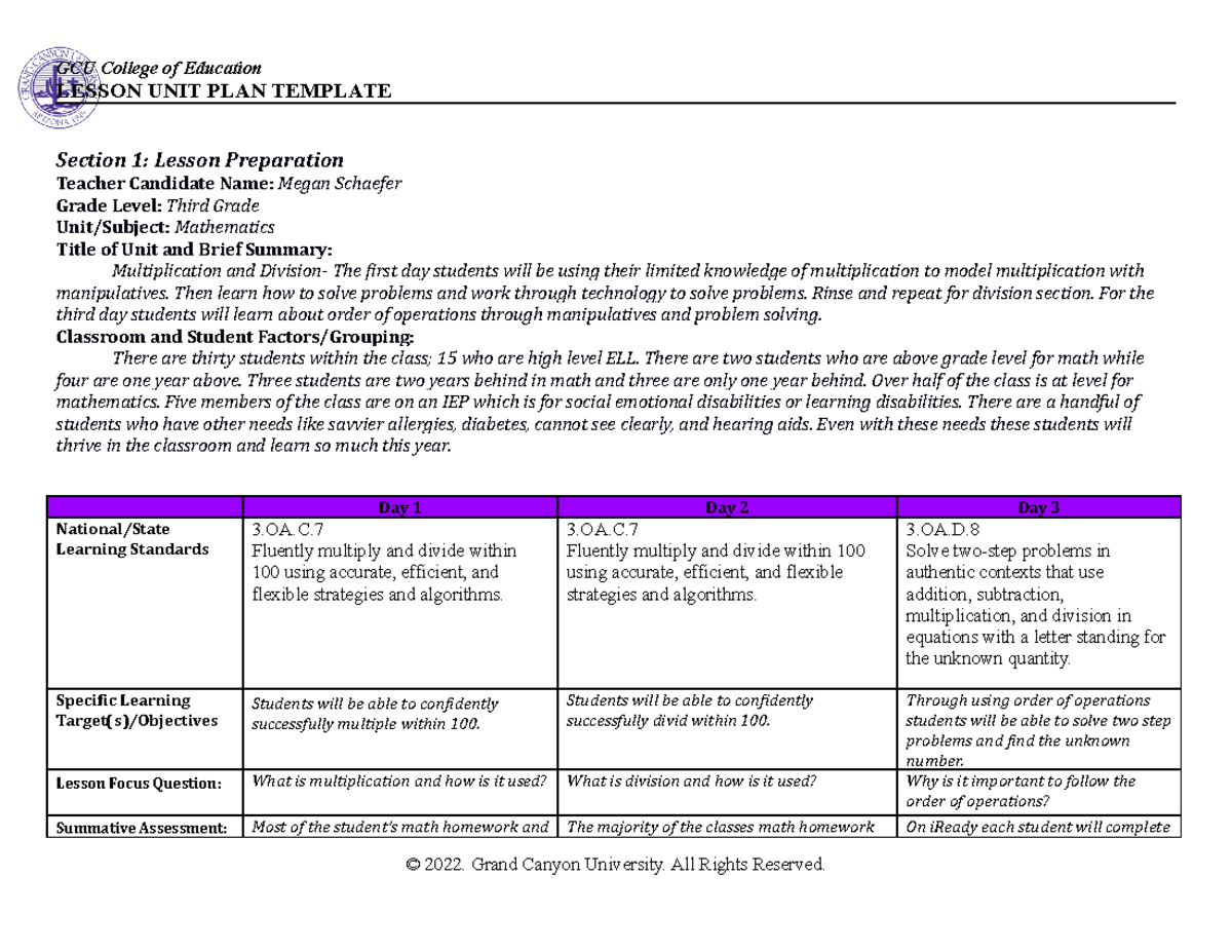 ELM-470- Benchmark - Math Assignments hope this helps! Good Luck ...