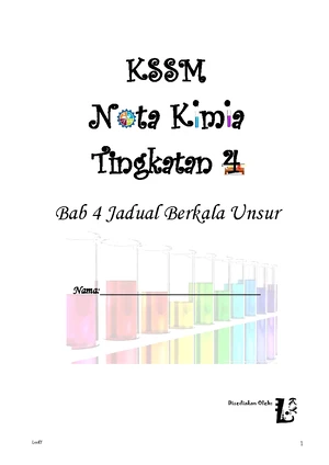 Bab 3 Kimia Tingkatan 4 KSSM: Konsep Mol, Formula & Persamaan Kimia ...