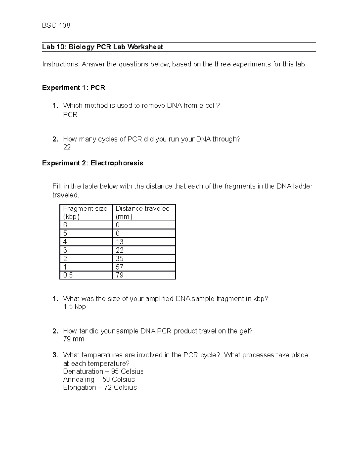 Lab-10-Biology-PCR-Worksheet done - BSC 108 Lab 10: Biology PCR Lab ...
