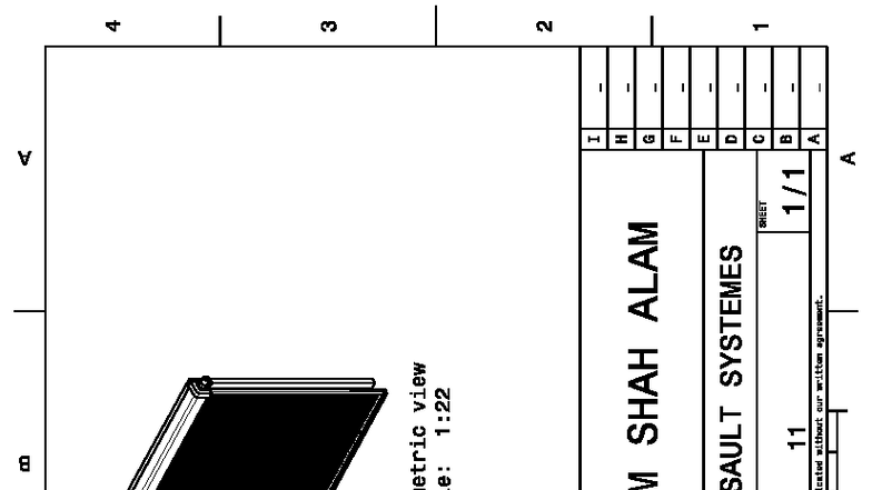 Drafting Design - CBA 4433 Isometric View Drawing - Studocu