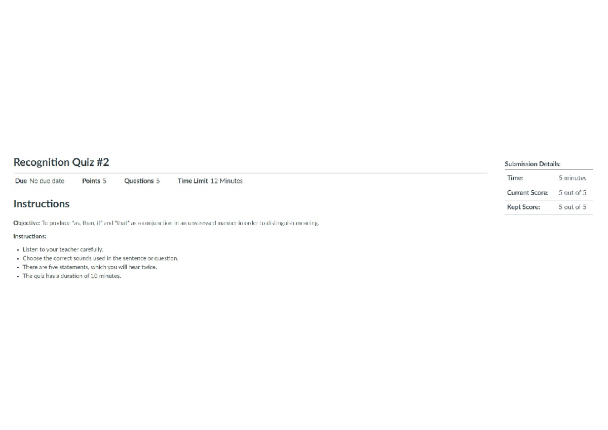 Recognition Quiz 2 Avanzado 3 - Idioma Extranjero (Inglés) - Studocu