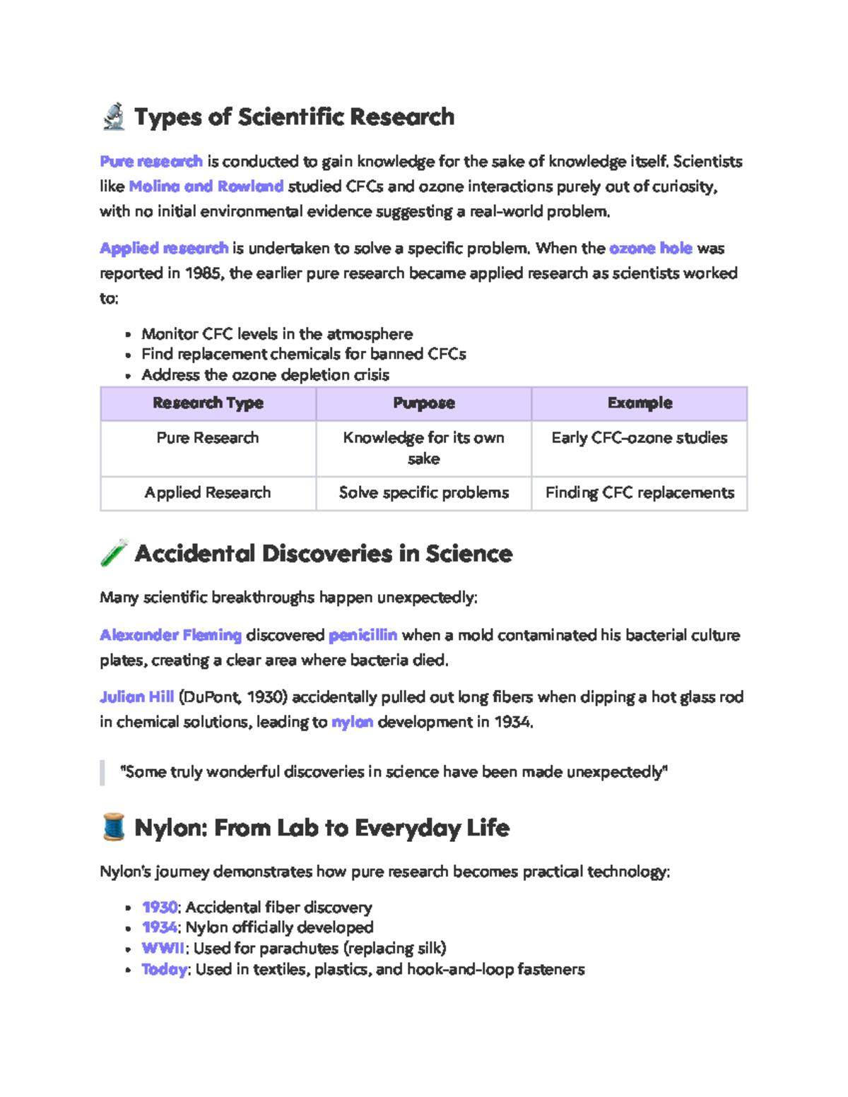 Scientific Research Summary: Pure vs. Applied Research Insights - Studocu