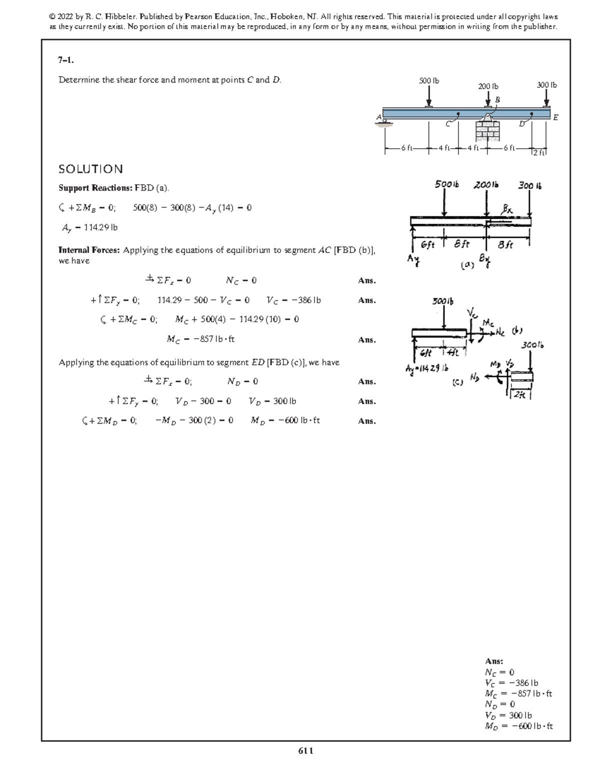 SWK 15th ed Solution Manual: Shear Force & Moment Analysis - Studocu