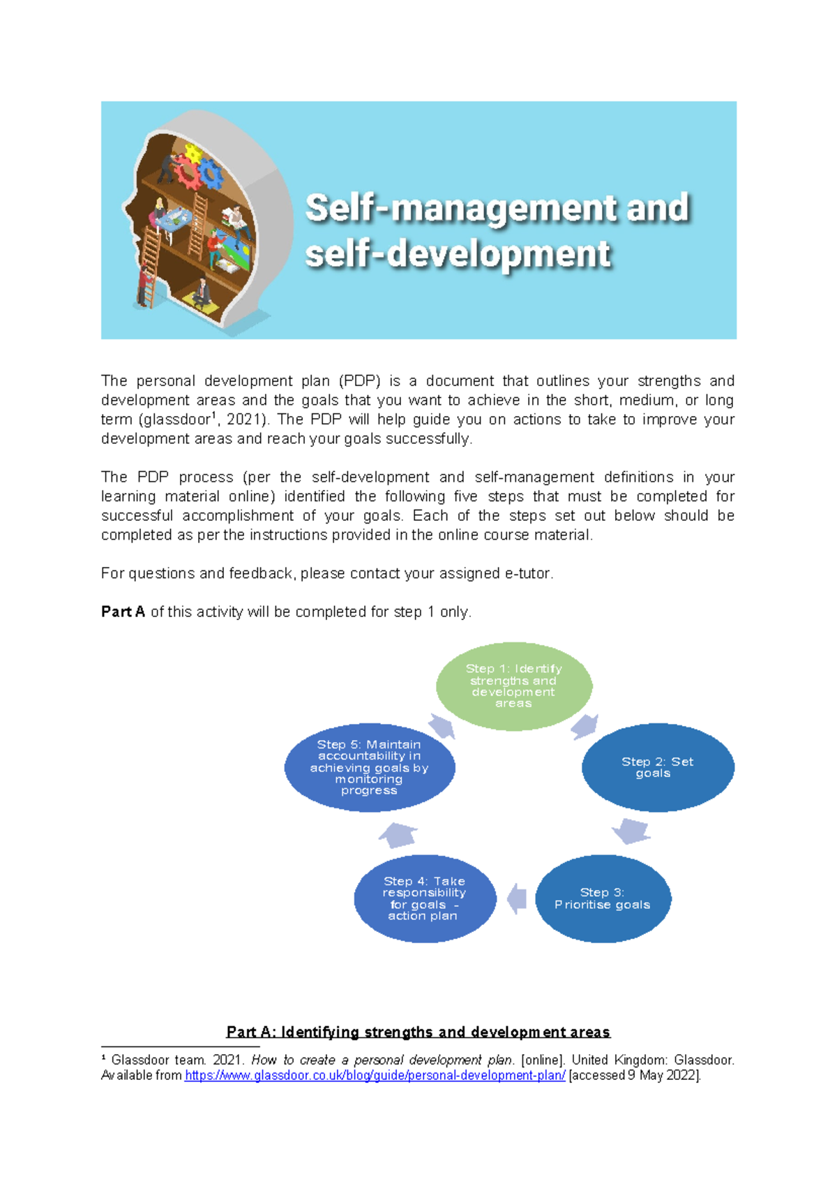 PDP Template Final - Notes - The personal development plan (PDP) is a ...