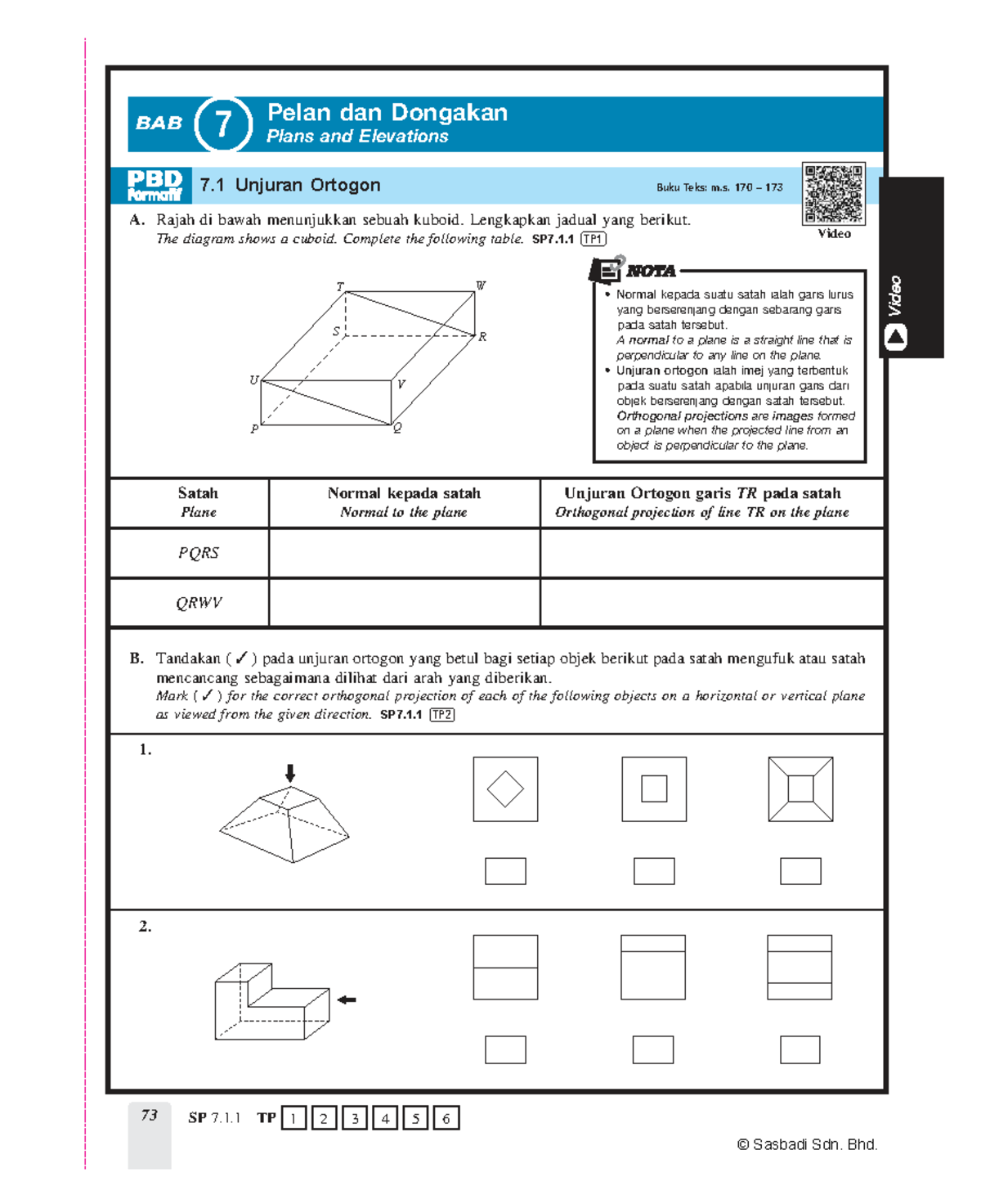 Examination Plan & Elevations - MATH Form 3 SP7.1 & SP7.2 - Studocu