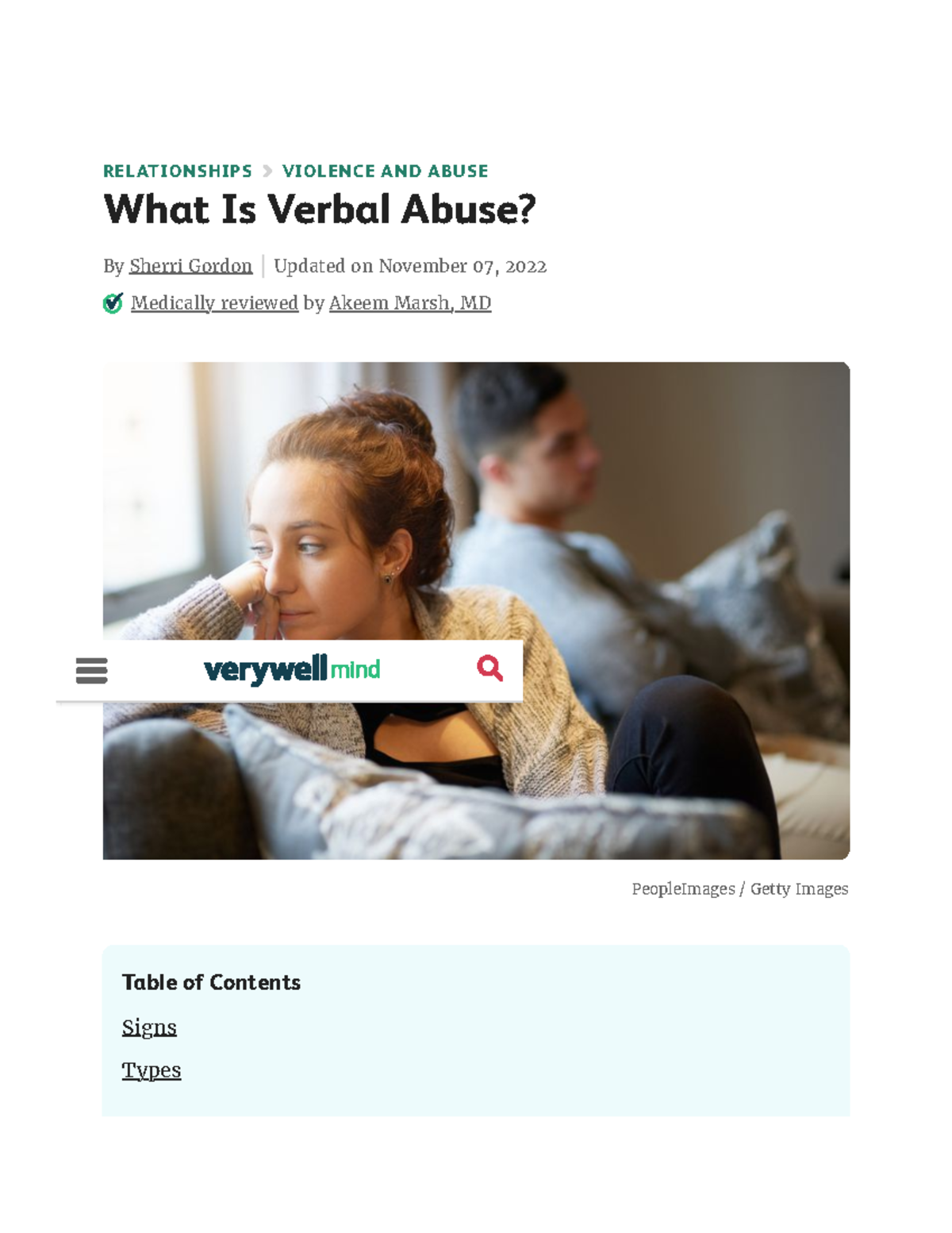 Verbal Abuse- Definition, Types, Signs, and Effects - RELATIONSHIPS ...