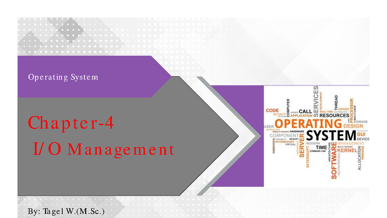 OS 2025 Chapter 4 - Managing Hardware Resources in Operating Systems ...