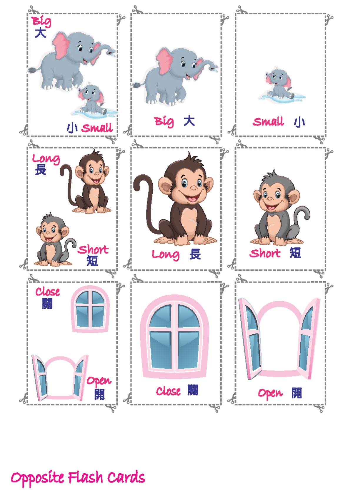 Opposite Flash Cards - Language Learning Game - NANANA - Studocu