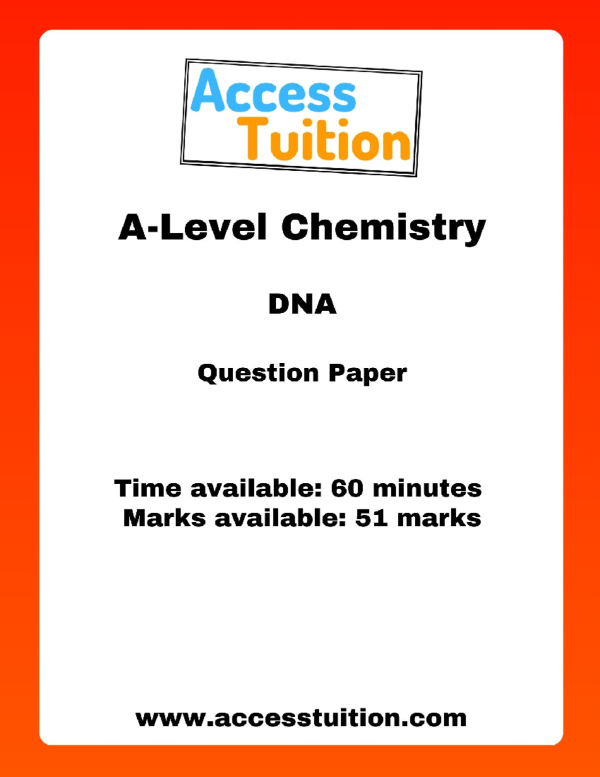 DNA-QP - DNA Double Helix Structure and Reaction Questions - Studocu