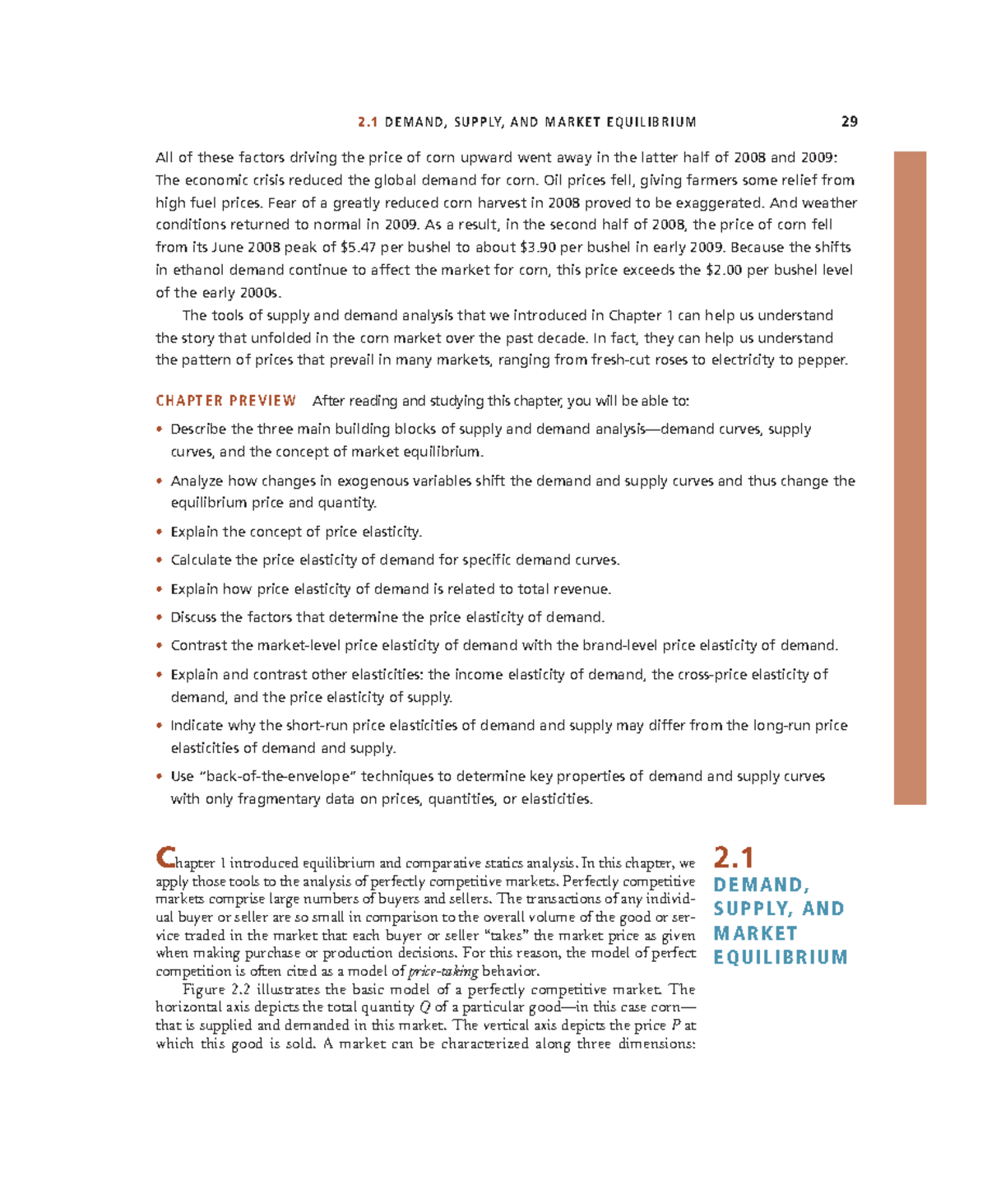 Microeconomics Analysis: Demand, Supply, and Market Equilibrium (C02 ...