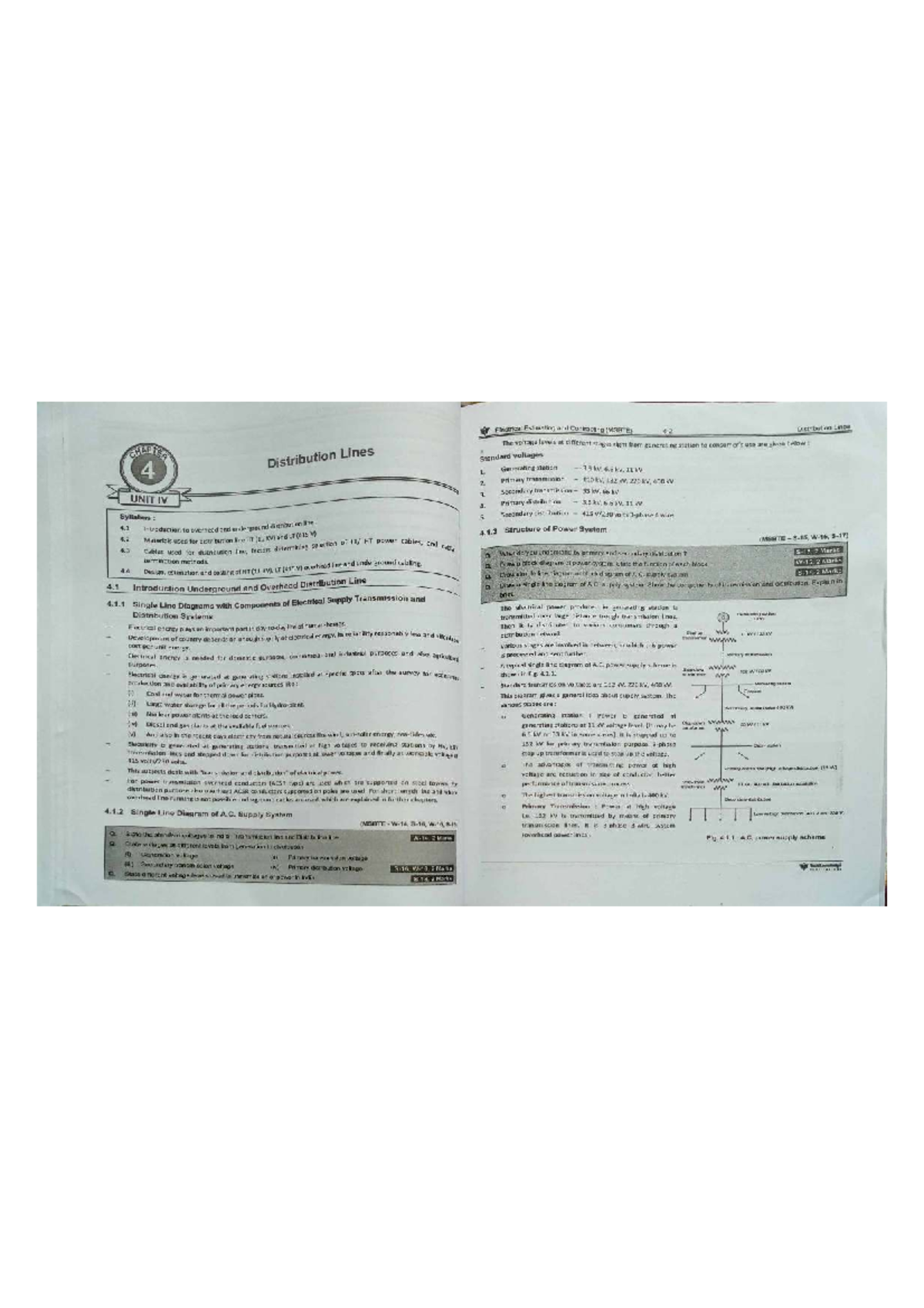 Electrical Estimating and Contracting (MSBTE) Distribution Lines ...
