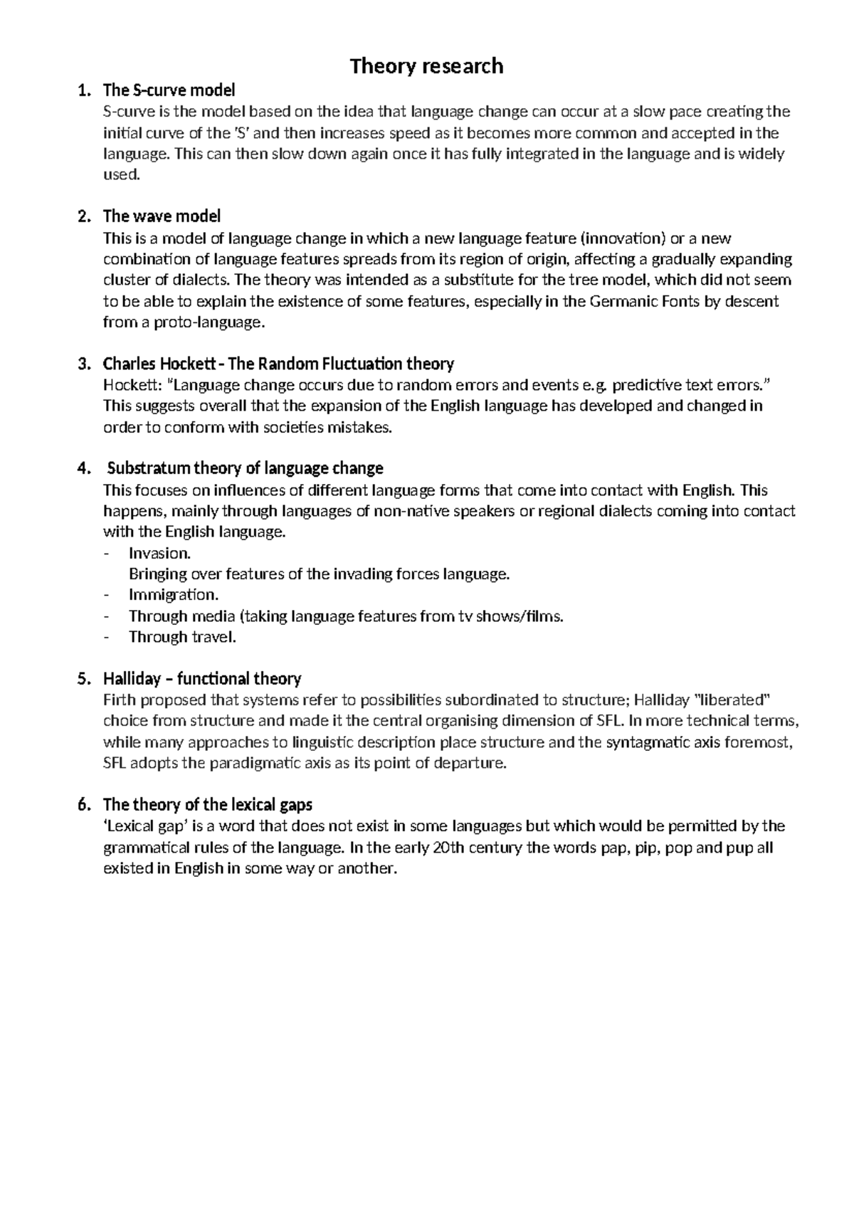 Language Change Theories Overview: S-curve, Wave, and Functional Models ...
