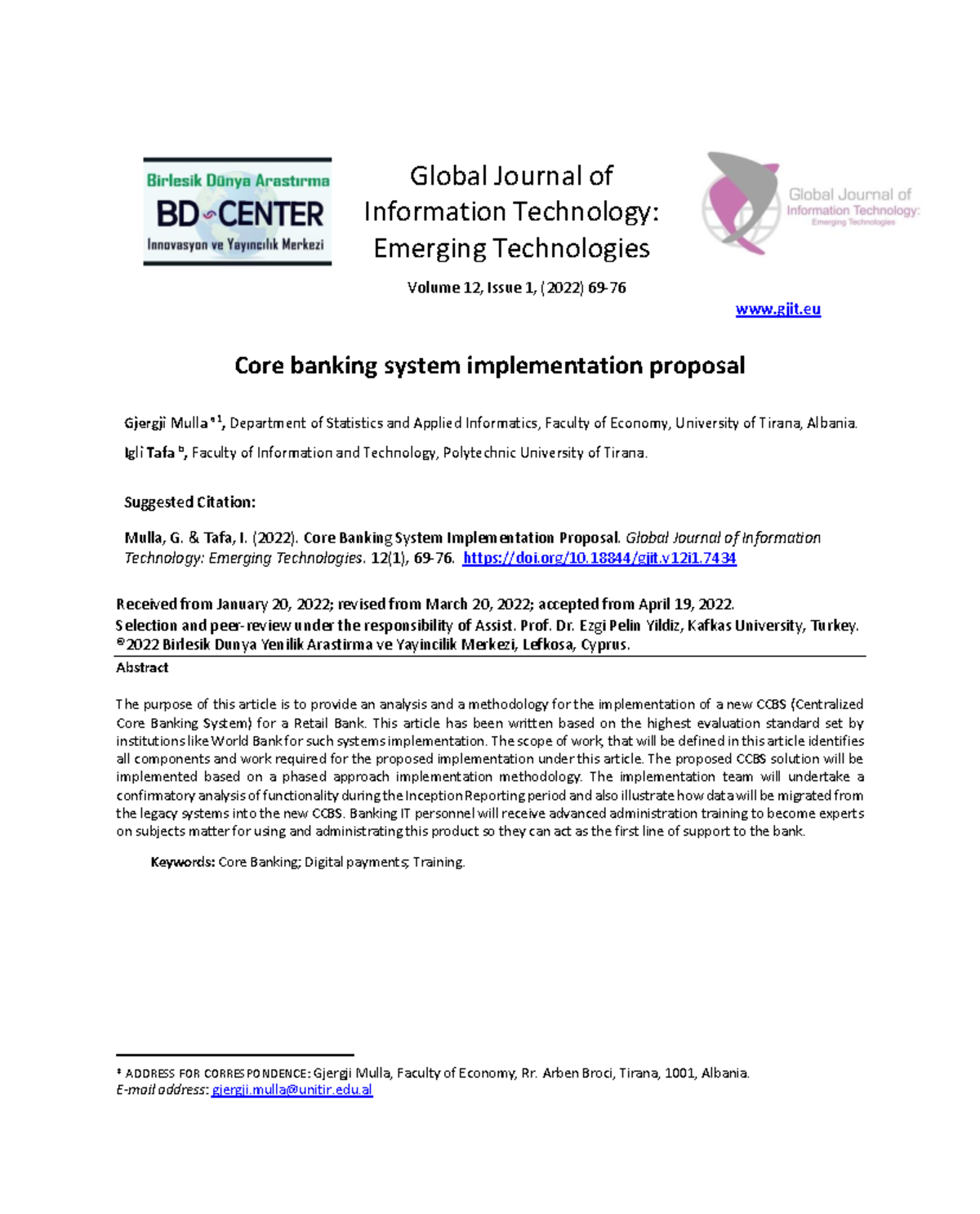 Core Banking System Implementation Proposal: A Phased Approach - Studocu