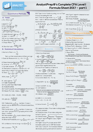 CFA1 Mock Exam 1 2024 S - CFA1 - Question #1 of 180 Question ID ...