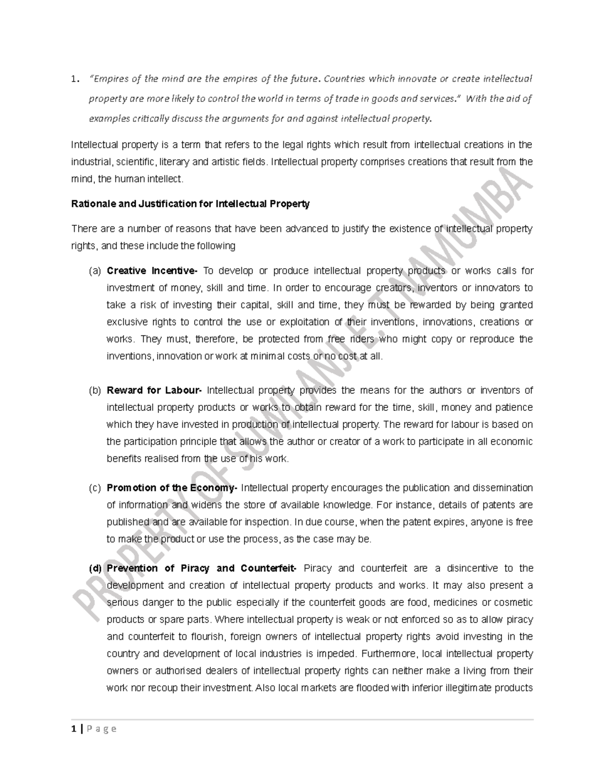 Intellectual Property Law: Critical Insights and Debates on Rights ...