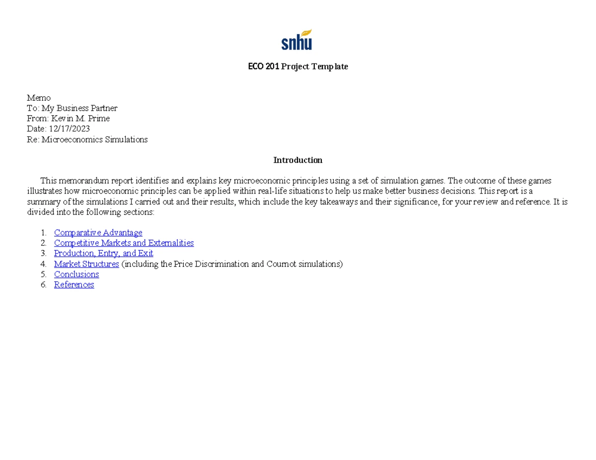 ECO201 Module One Quiz - ECO201 - Module One Quiz - Studocu