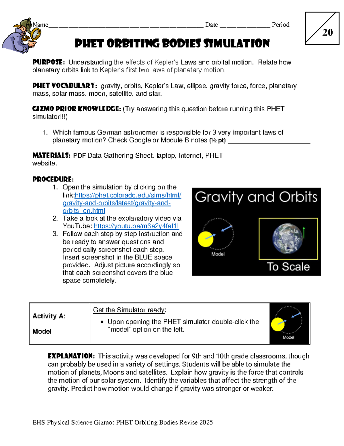Eliana Lewis - PHET Orbiting Bodies - PHET Orbiting Bodies Simulation ...