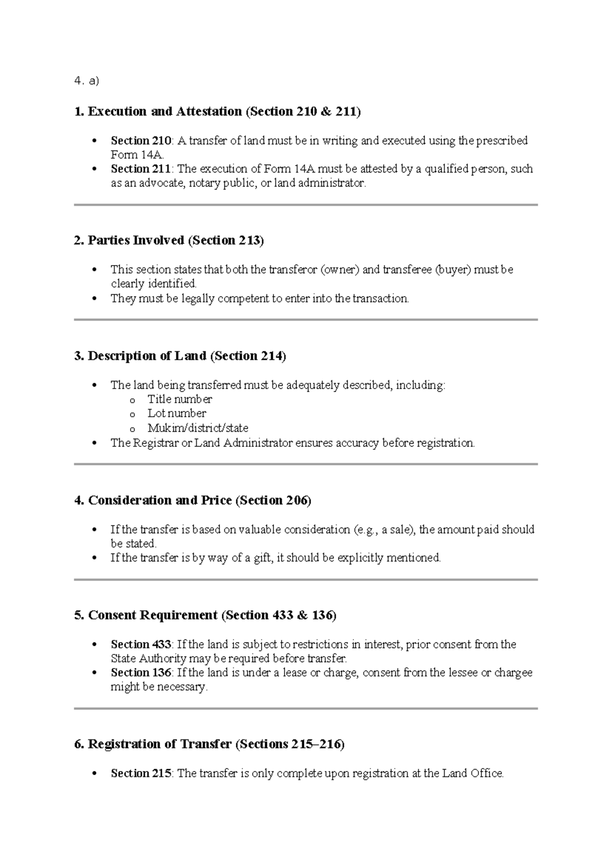 Tutorial 1: Land Transfer Execution & Attestation (Sections 210-217 ...