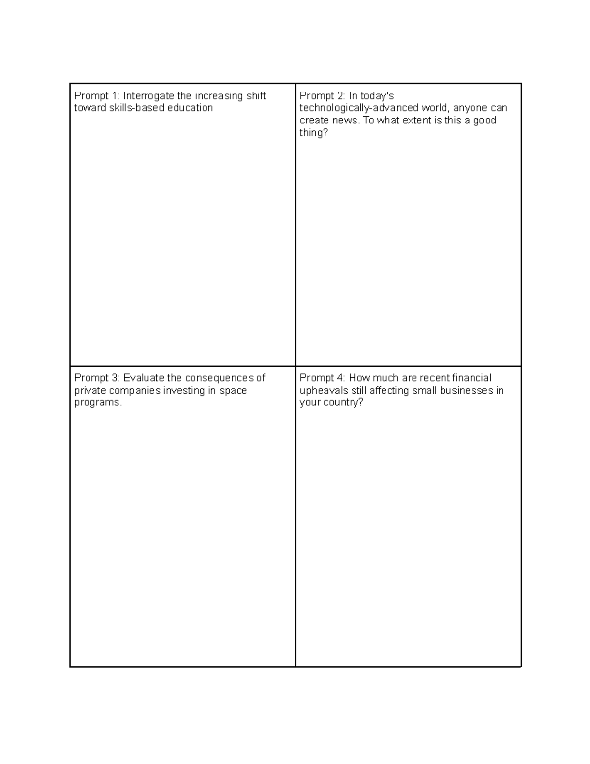 Speed Dating Prompts 2025: Exploring Education, News, Space, and ...