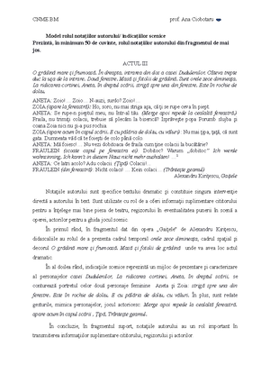 Minunea - Minunea Fișă de lectură Titlul operei literare: „Minunea ...