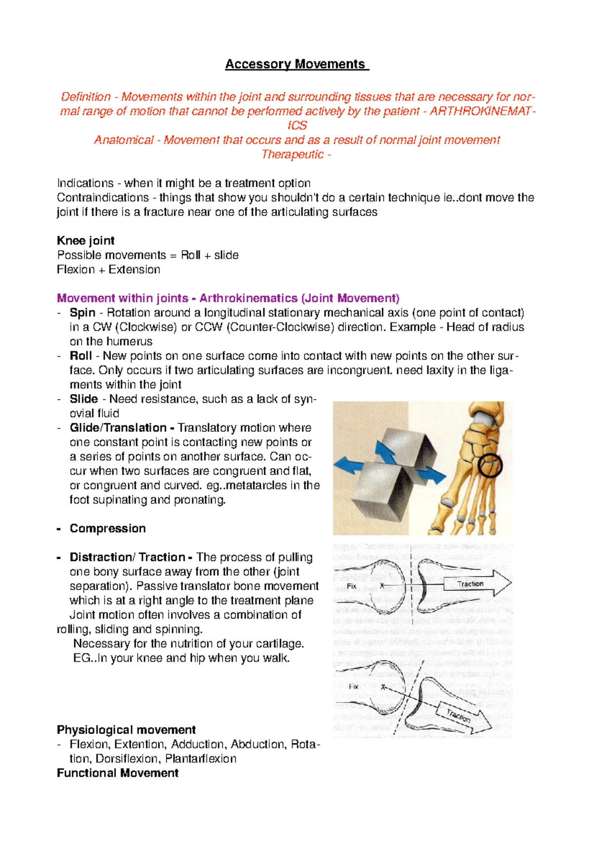 The Maitland Concept and Mobilisations - The Maitland Concept ...