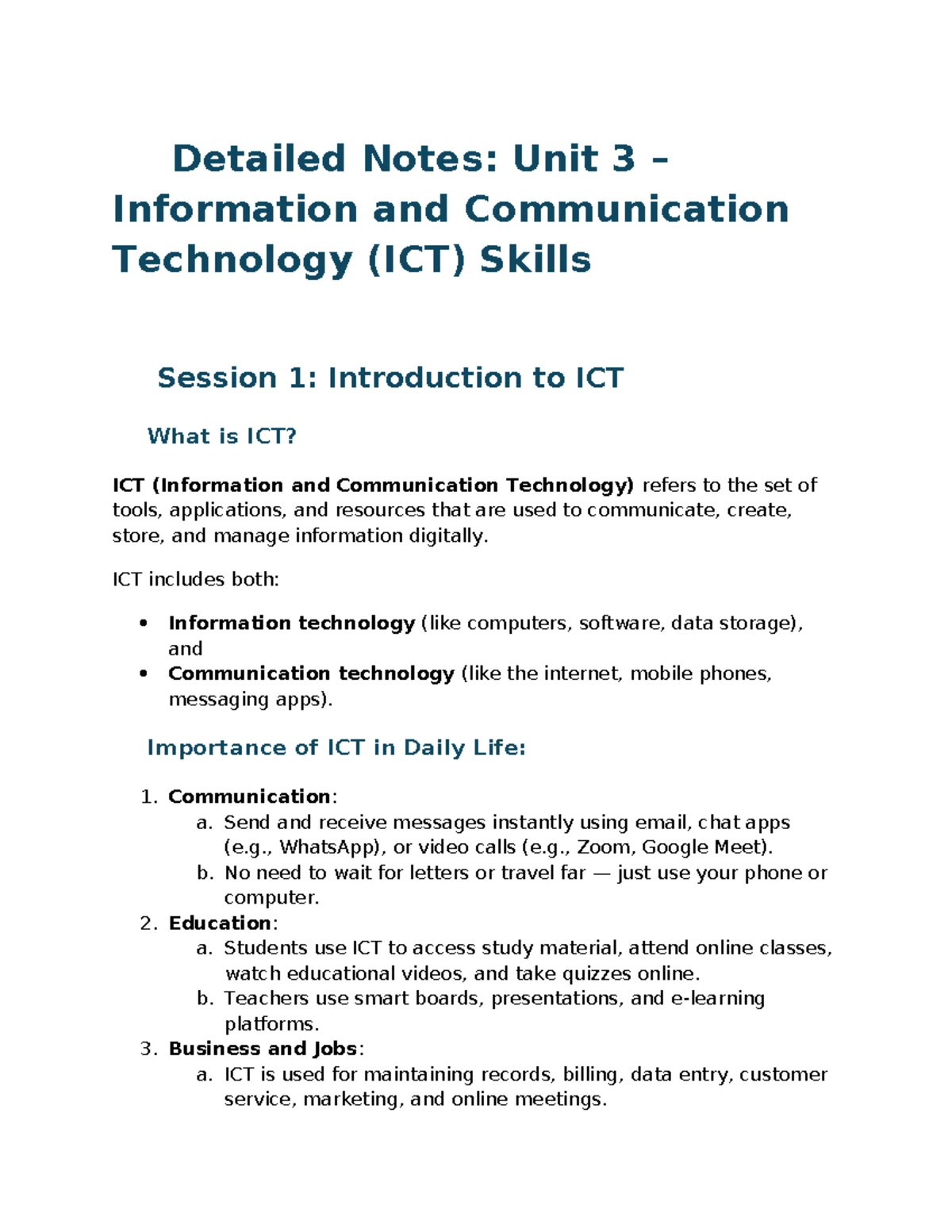 Unit 4: Entrepreneurship skills class IX (Detailed notes for revision ...