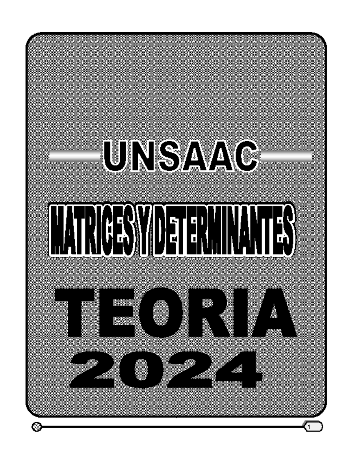 Matrices y Determinantes: Teoría y Ejercicios (MAT101) - Studocu