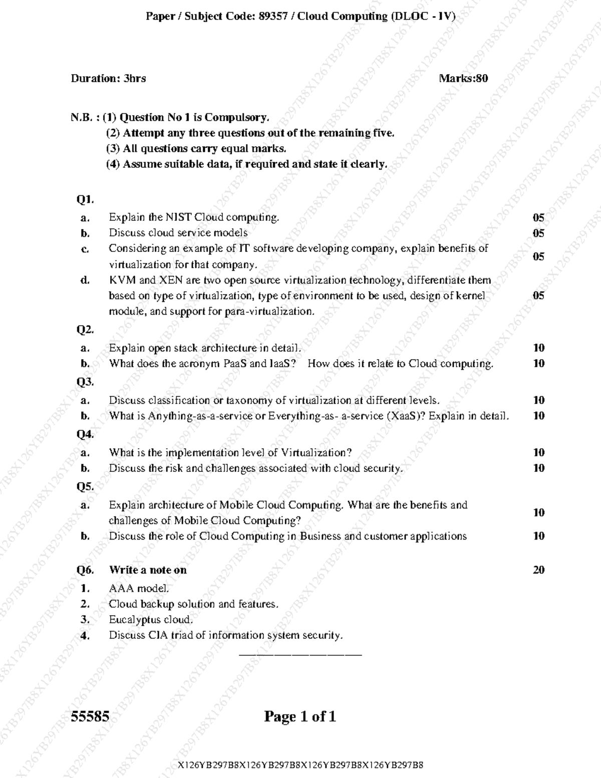 Cloud Computing Final Exam Notes (DLOC IV) - Dec 2024 - Studocu